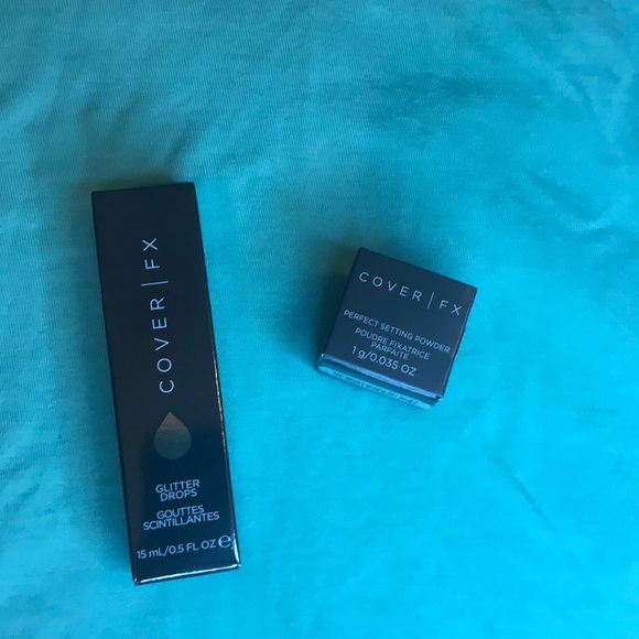 COVER FX | Makeup | Nib Cover Fx Glitter Drops Setting Powder | Poshmark